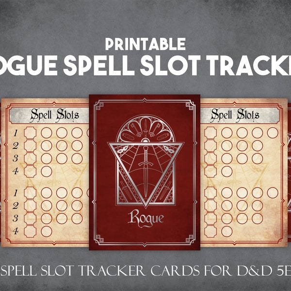 D&d Rogue Cards - Etsy