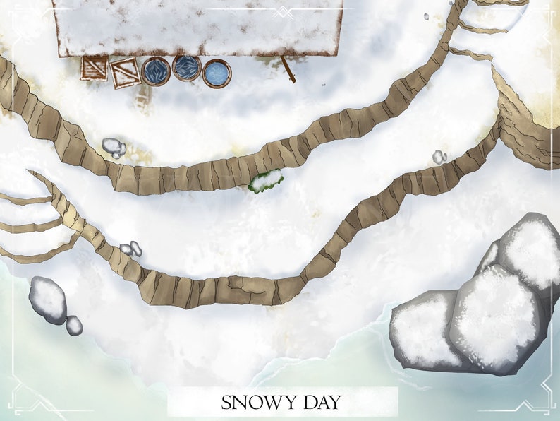 Cliffside Beach Digital Map Pack for Dungeons and Dragons and Table Top ...