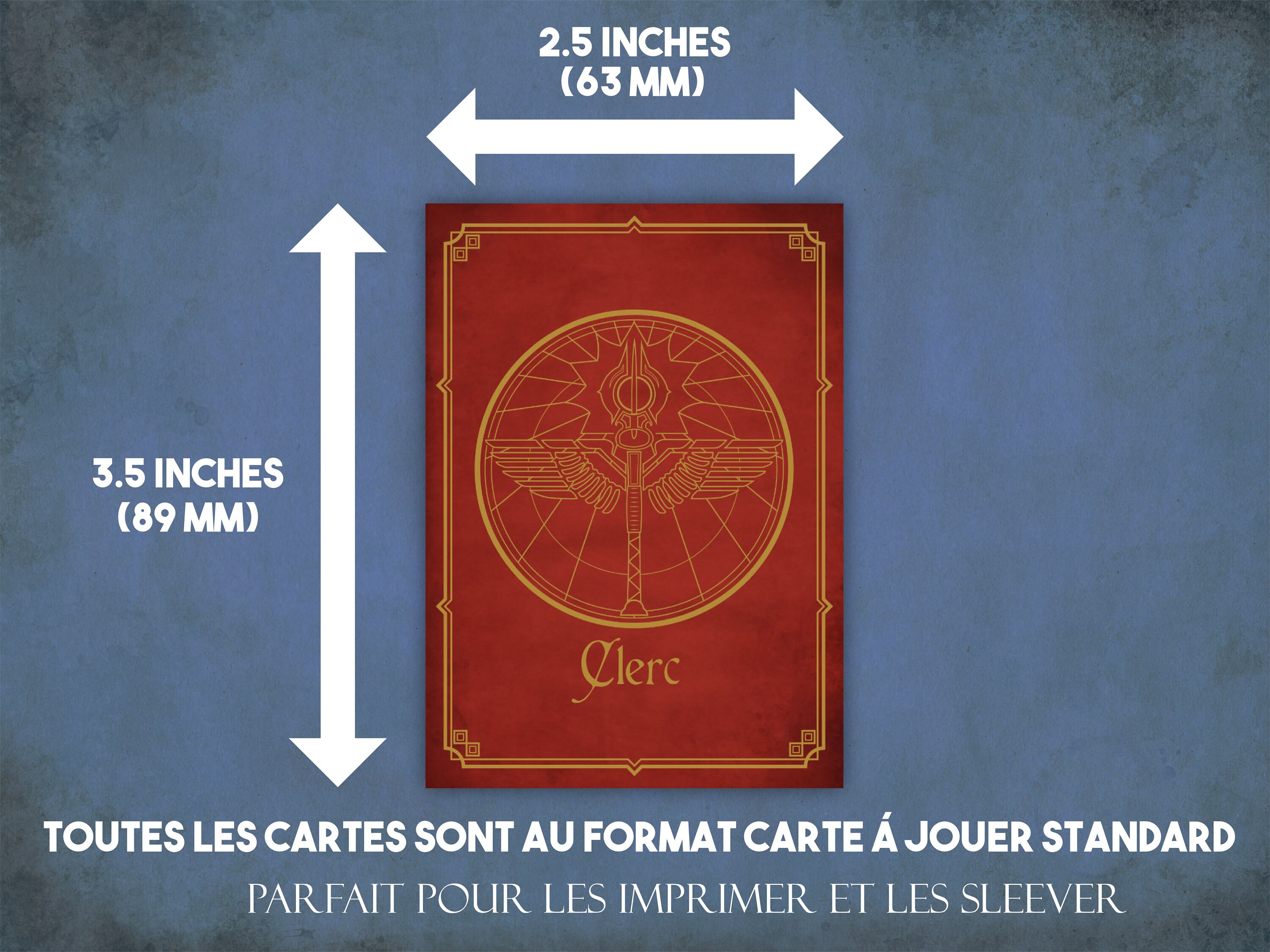 French Cleric Dnd Spell Cards Dungeons and Dragons Printable - Etsy