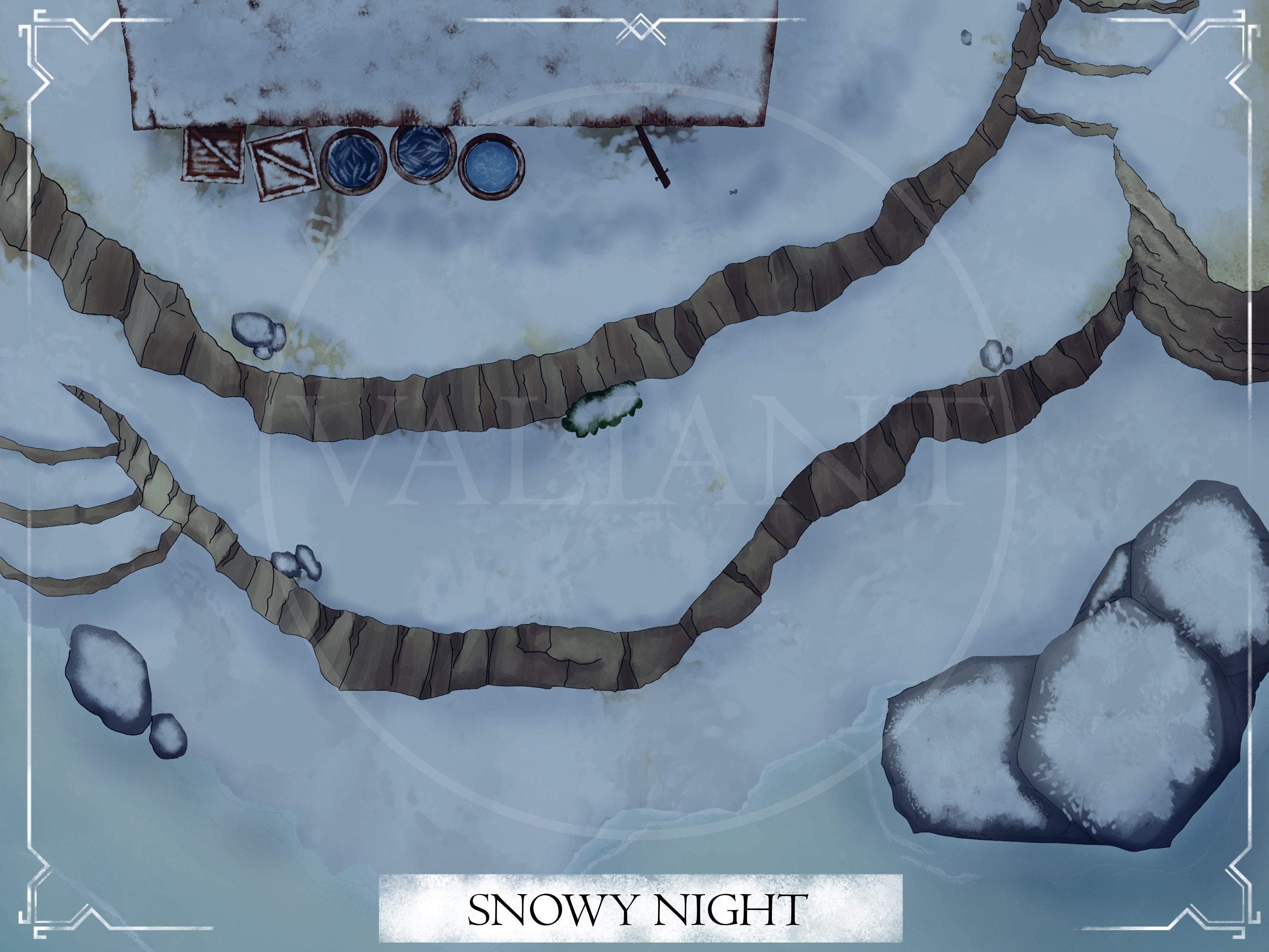 Cliffside Beach Digital Map Pack for Dungeons and Dragons and Table Top ...