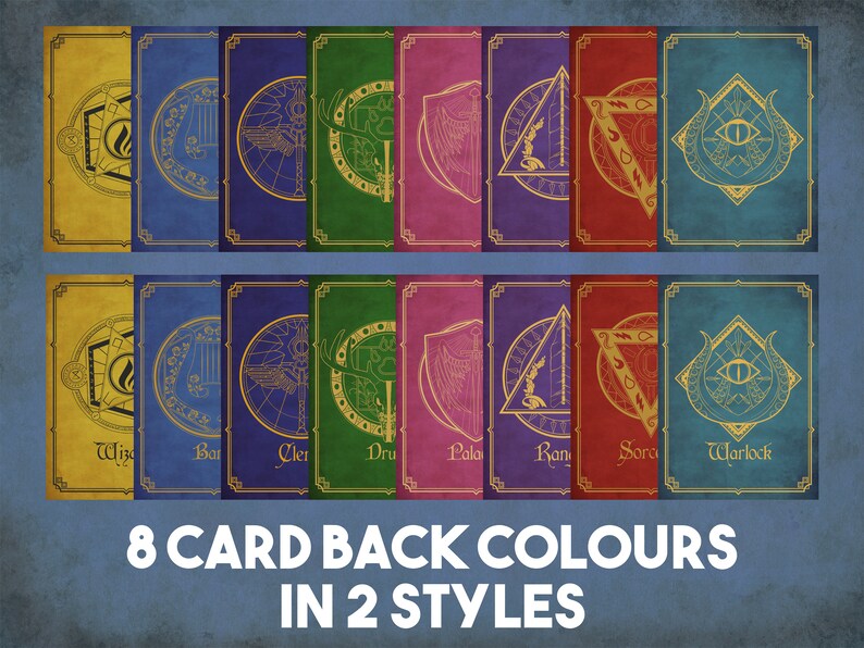 Printable Dnd Spell Cards Bundle | Instant Download Dungeons and ...