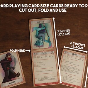 Dnd Monster Cards, Printable Dungeons and Dragons 1/8 Challenge Rating ...