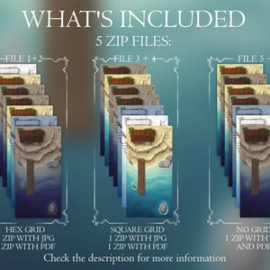 Cliffside Beach Digital Map Pack for Dungeons and Dragons and Table Top ...