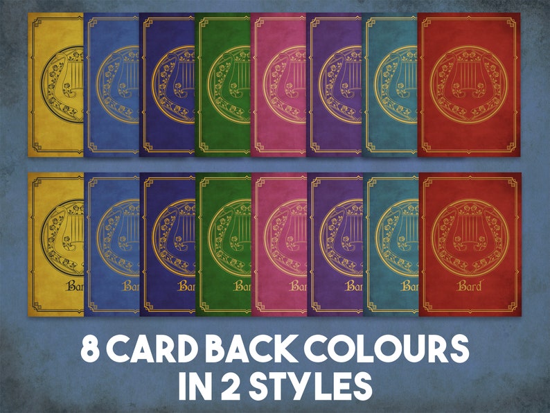 Bard Dnd Spell Cards, Dungeons and Dragons Printable Spell Cards ...