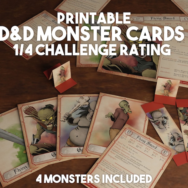 Dnd Monster Pack - Etsy