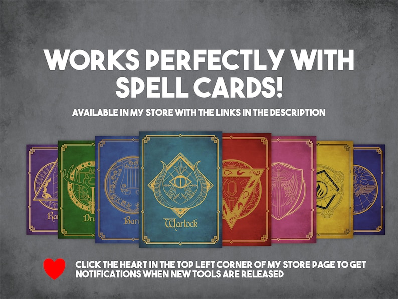 Dnd Paladin Spell Slot Tracker Cards, Instant Download and Print D&D ...