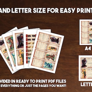 Dnd Monster Cards, Printable Dungeons and Dragons 1/8 Challenge Rating ...