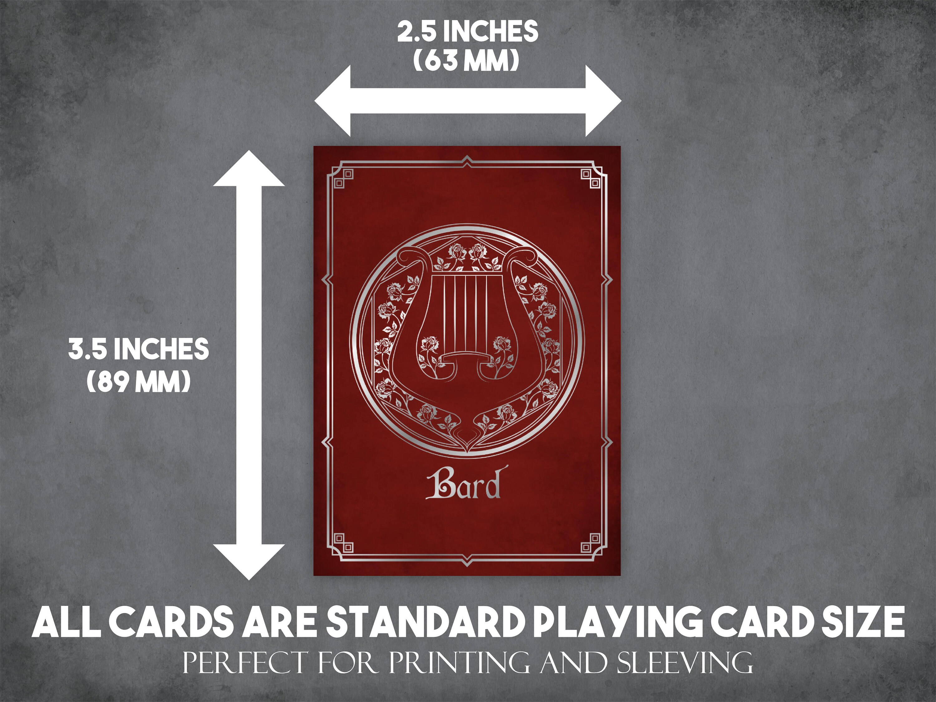 Dnd Bard Spell Slot Tracker Cards | Instant Download and Print D&D ...