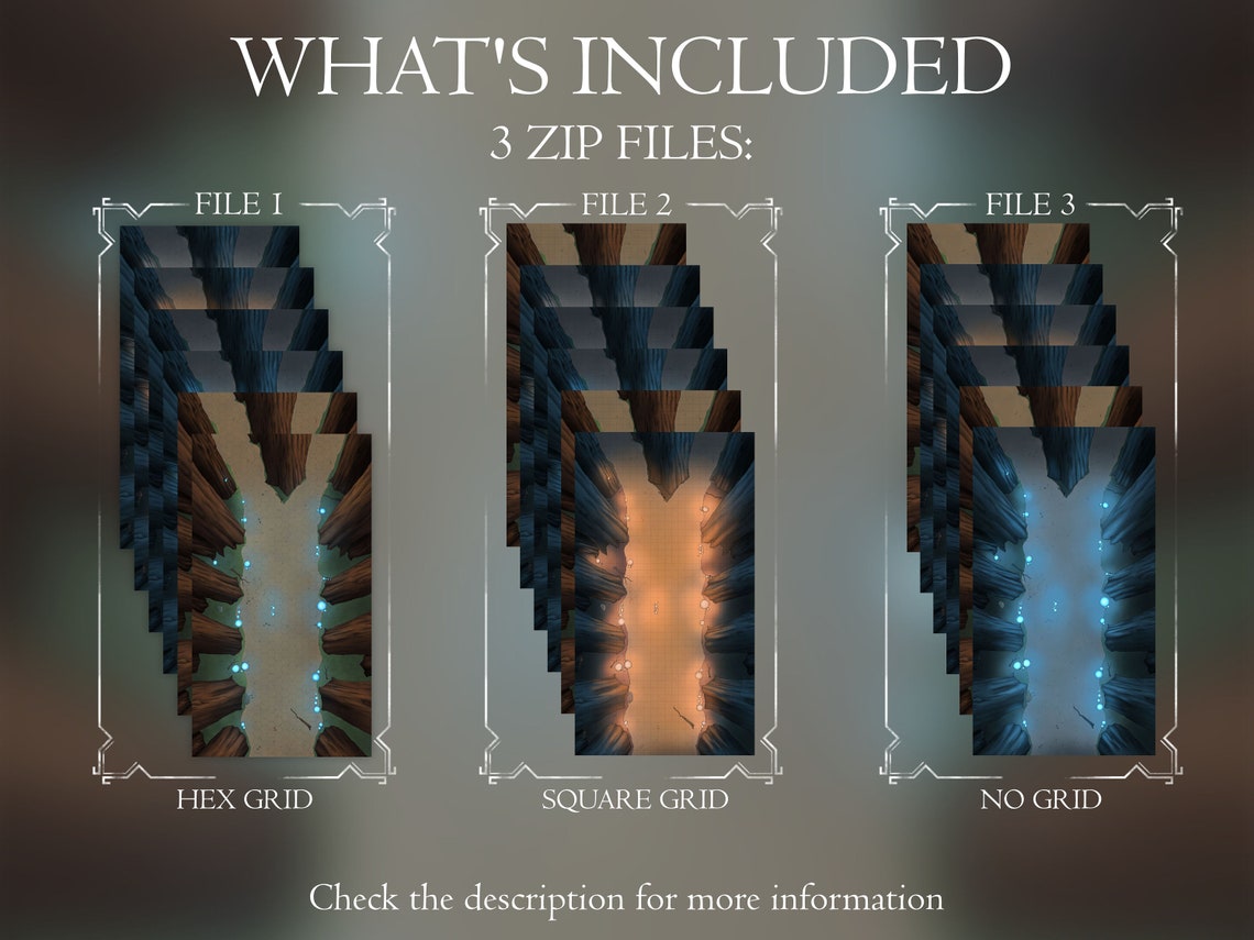 Giant Tree Path Digital Map Pack for Dungeons and Dragons and Table Top ...