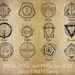 D&D Class Emblems Bundle, 12 Classic Character Class Badges ...