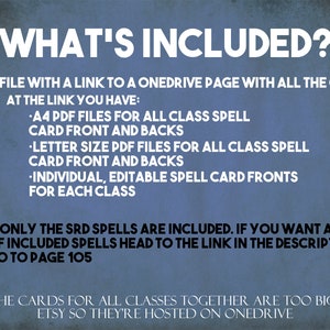 Printable Dnd Spell Cards Bundle | Instant Download Dungeons and ...