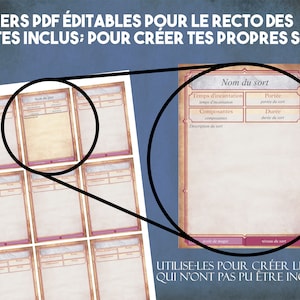 French Druid Dnd Spell Cards, Dungeons and Dragons Printable Cards, DM ...