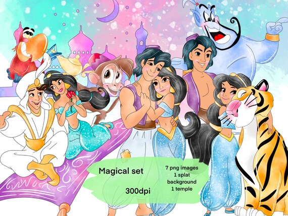 Disney Princess Jasmine And Tiger