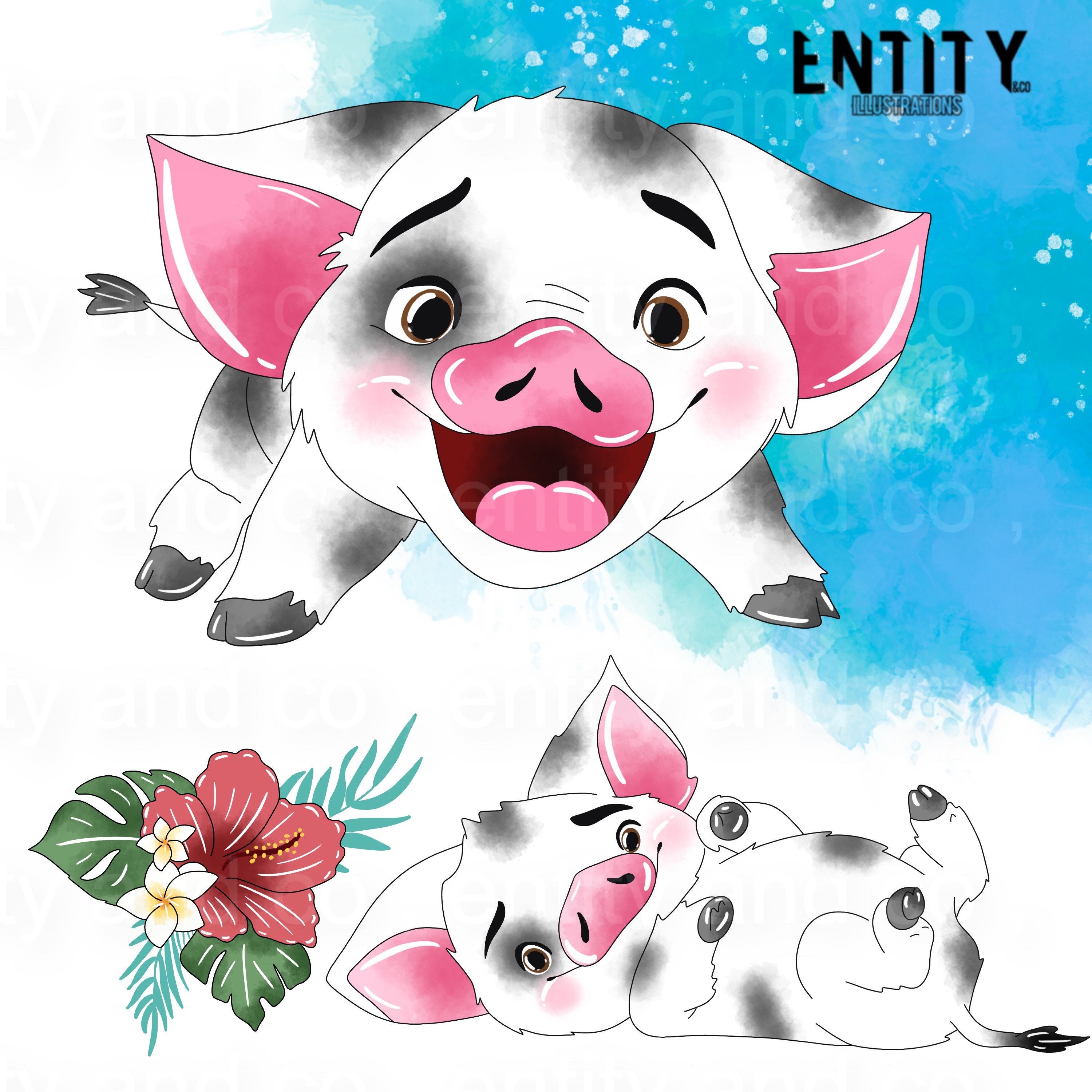 Moana Clipart Baby Moana Png Princess Moana Baby Clipart - Etsy