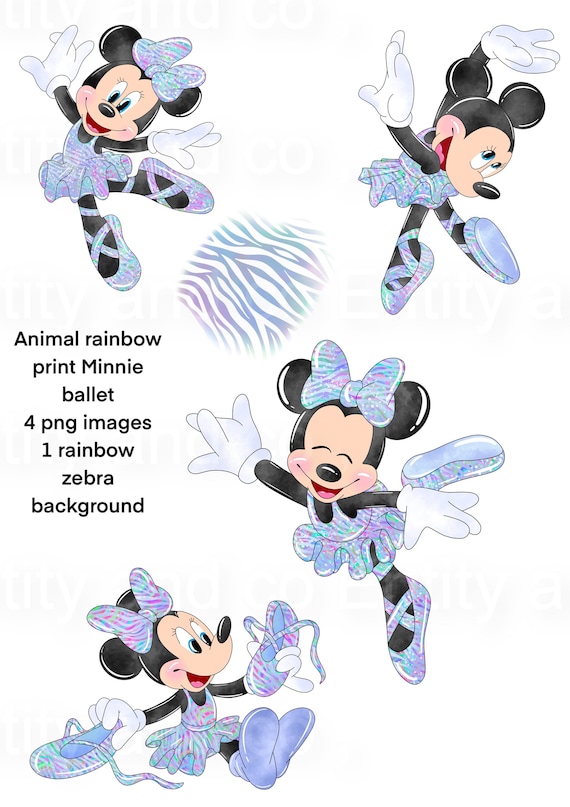 Zebra Minnie Mouse Clipart