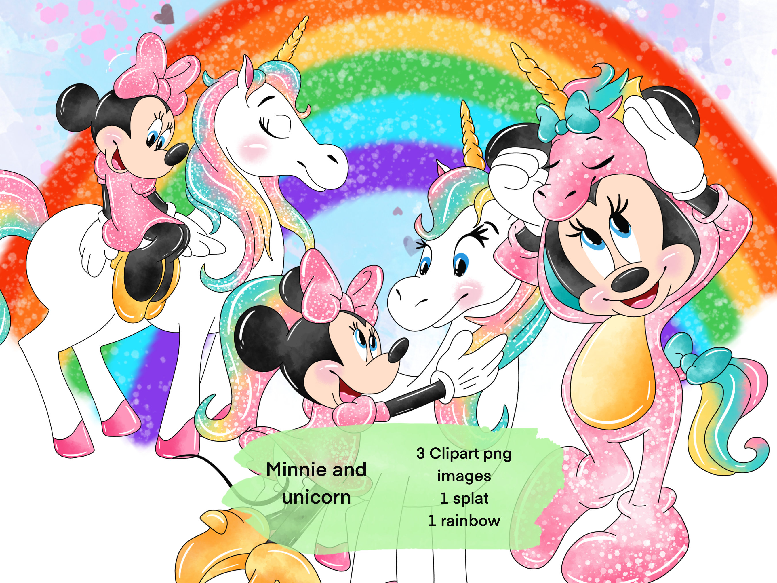 Glitter Graphics Minnie Mouse