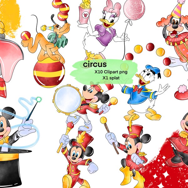 Circus Clipart - Etsy