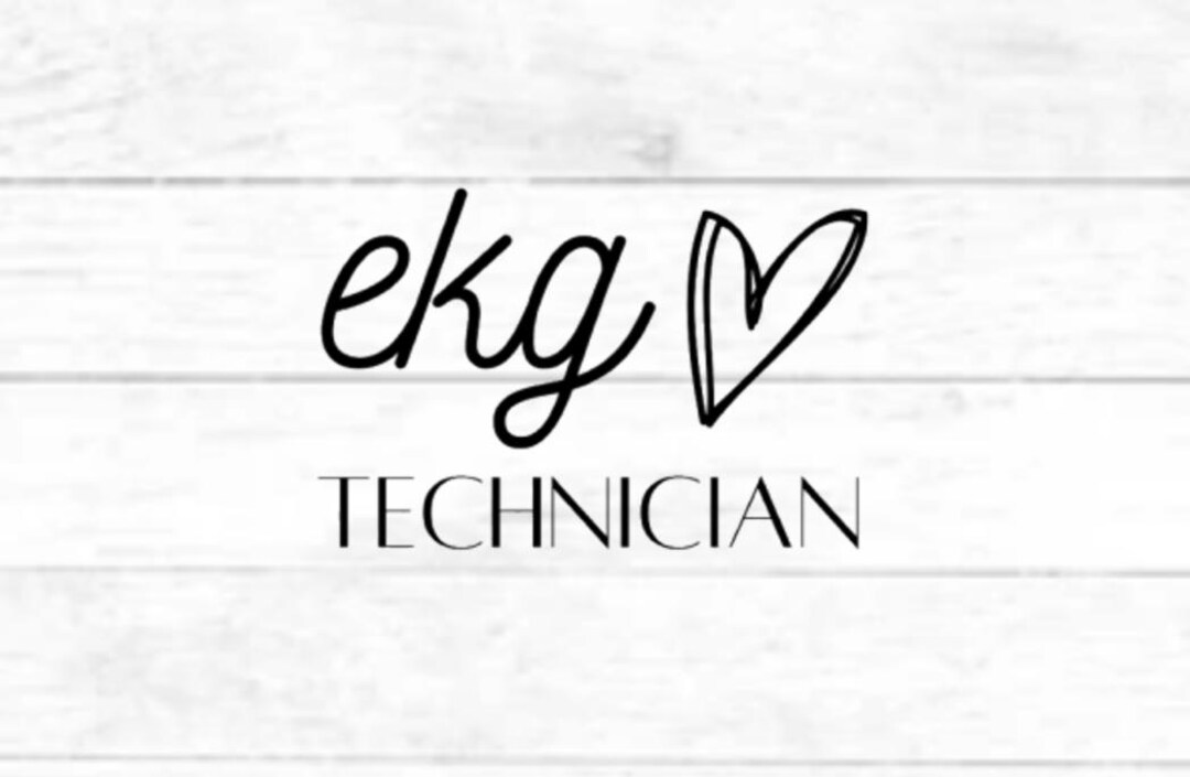 EKG Tech Svg & Clip Art Electrocardiogram Technician Ekg Tech Telemetry ...