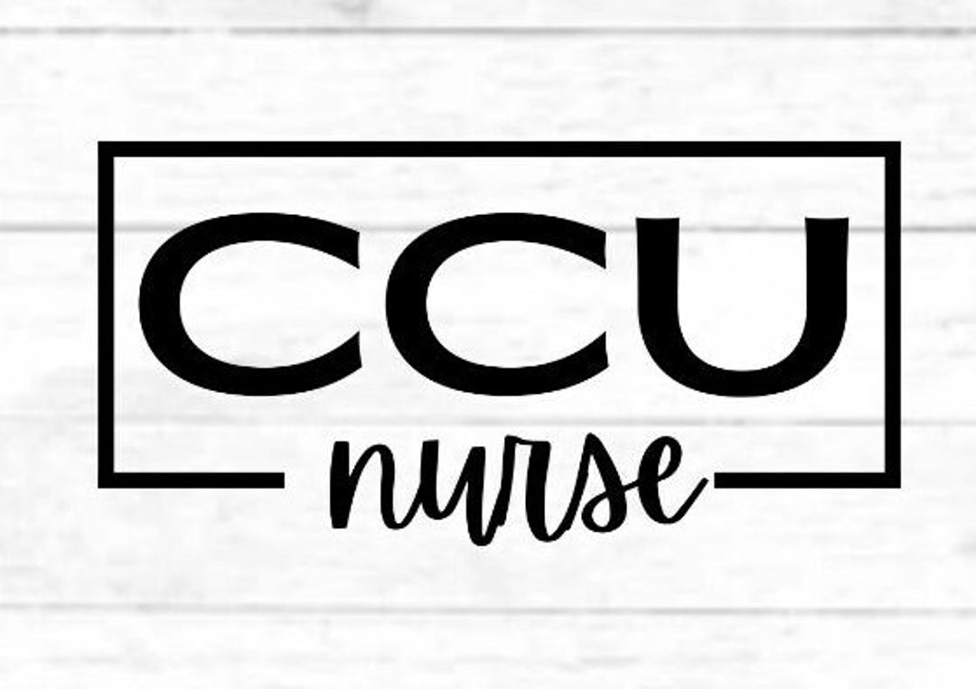 CCU Nurse/cardiac Care Unit Nurse: Digital Cut File Design, PNG for ...