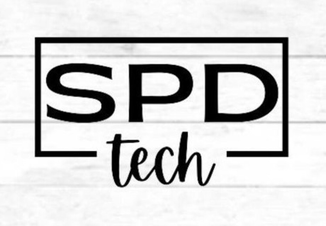 SPD Tech/sterile Processing Technician: Digital Cut File Design, PNG ...