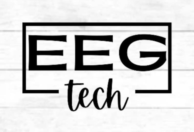 EEG Tech: Digital Cut File Design, PNG for Cricut, SVG Eps Dxf File for ...