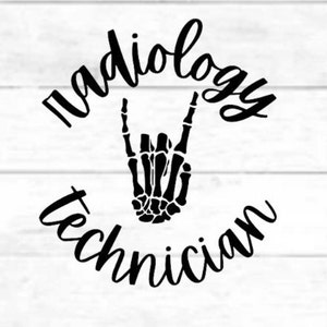 Radiology Technician/rad Tech/xray Tech: Digital Cut File Design, PNG ...