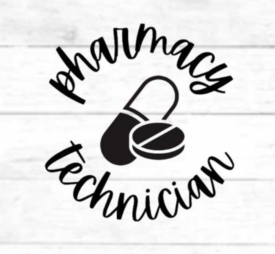 Pharmacy Technician SVG: Pill Design, T-shirt Mug Cut File (digital ...