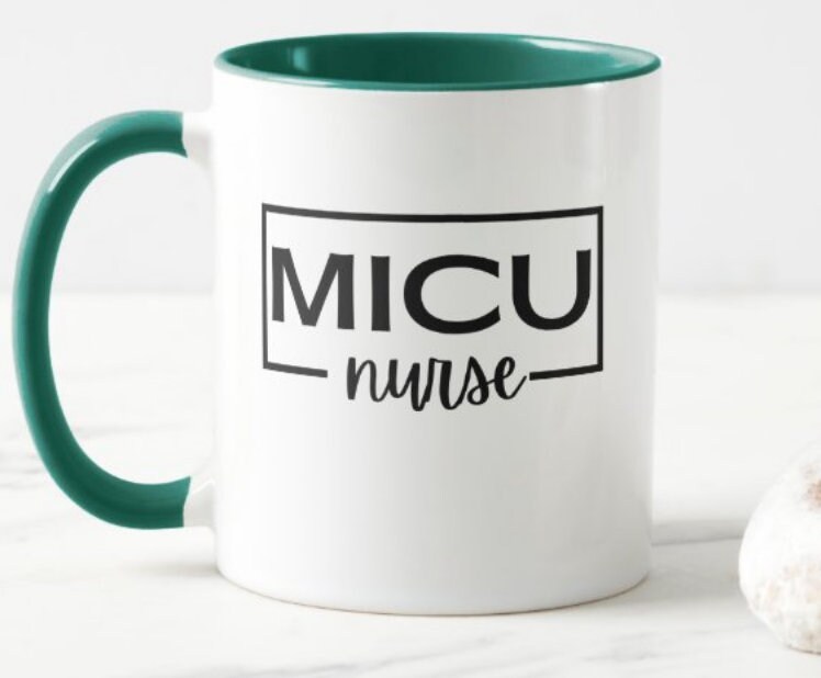 MICU Nurse/medical Intensive Care Unit Nurse: Digital Cut File Design ...