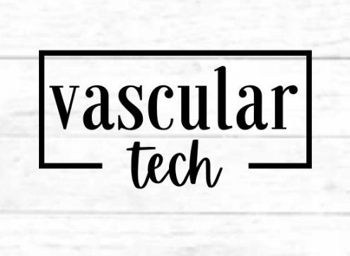 Vascular Tech SVG: Sonography Technologist Cut File (digital Download ...