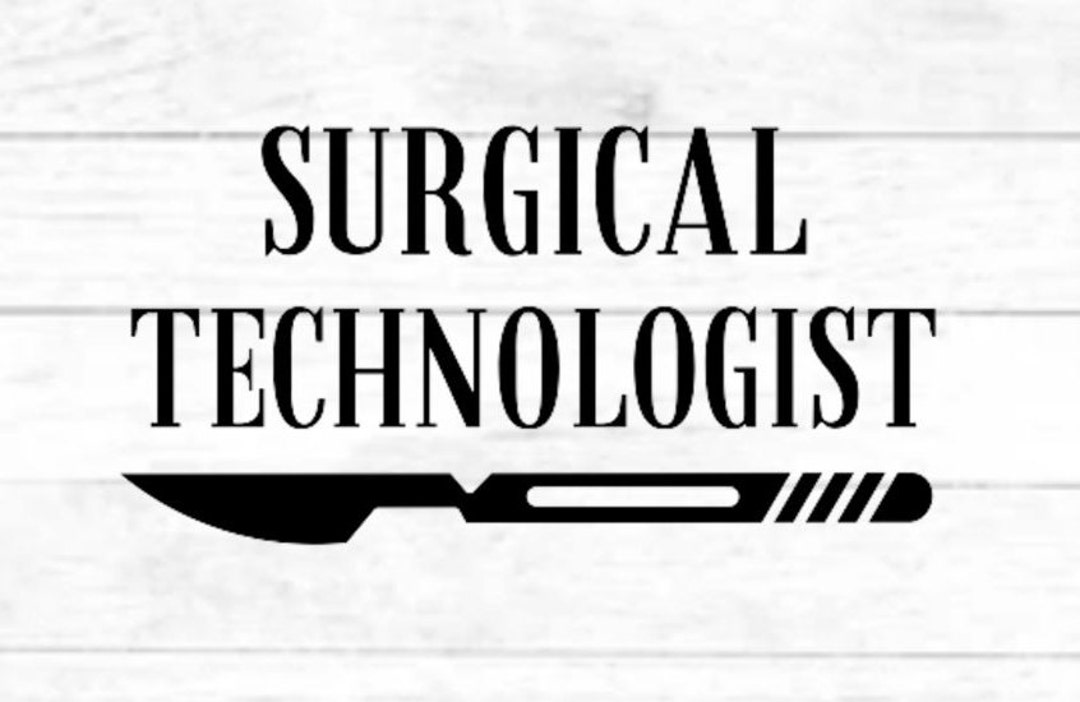 Surgical Technologist SVG: Cricut & Silhouette Cut File (digital ...