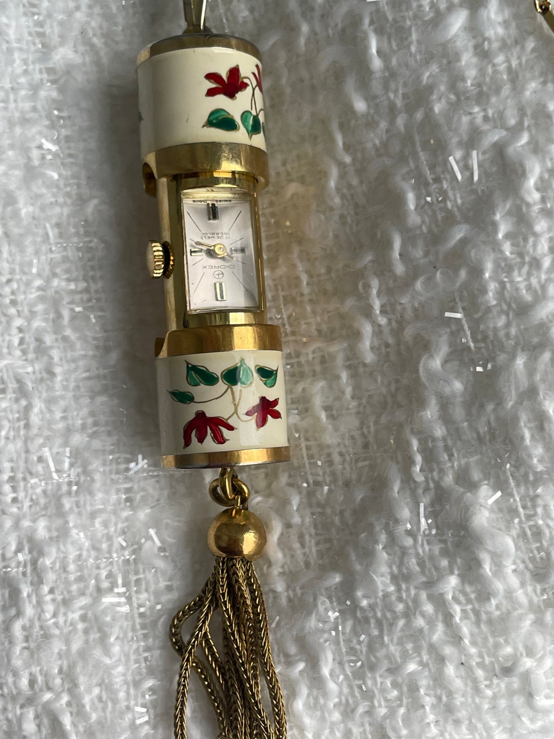 Vintage Floral Peek-a-boo Watch - Etsy