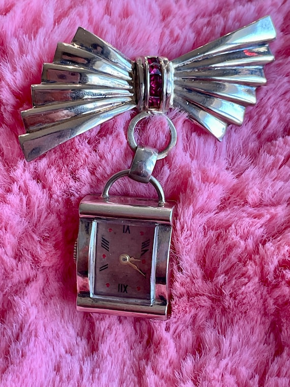 Vintage Bernus Watch Lapel 1940s - Gem
