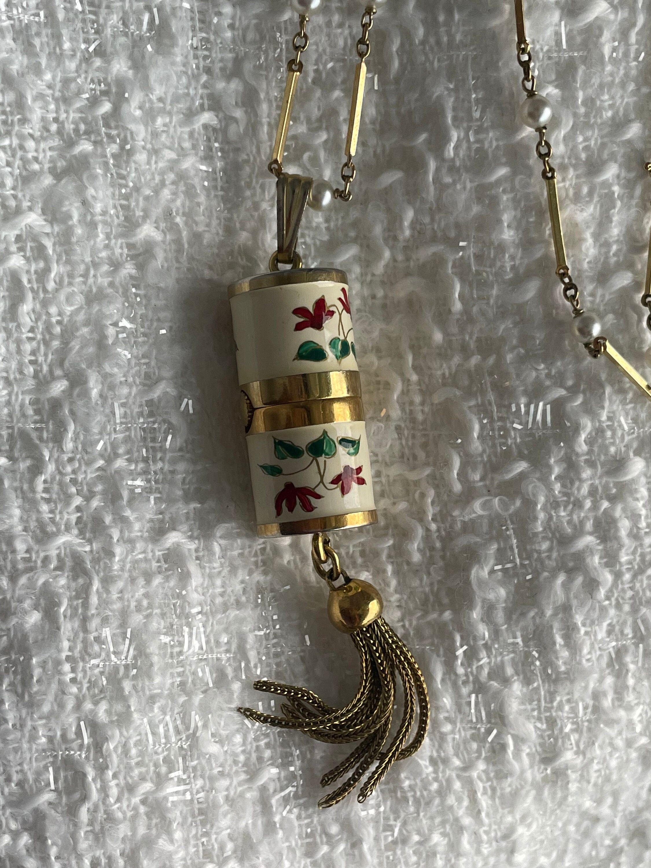 Vintage Floral Peek-a-boo Watch - Etsy