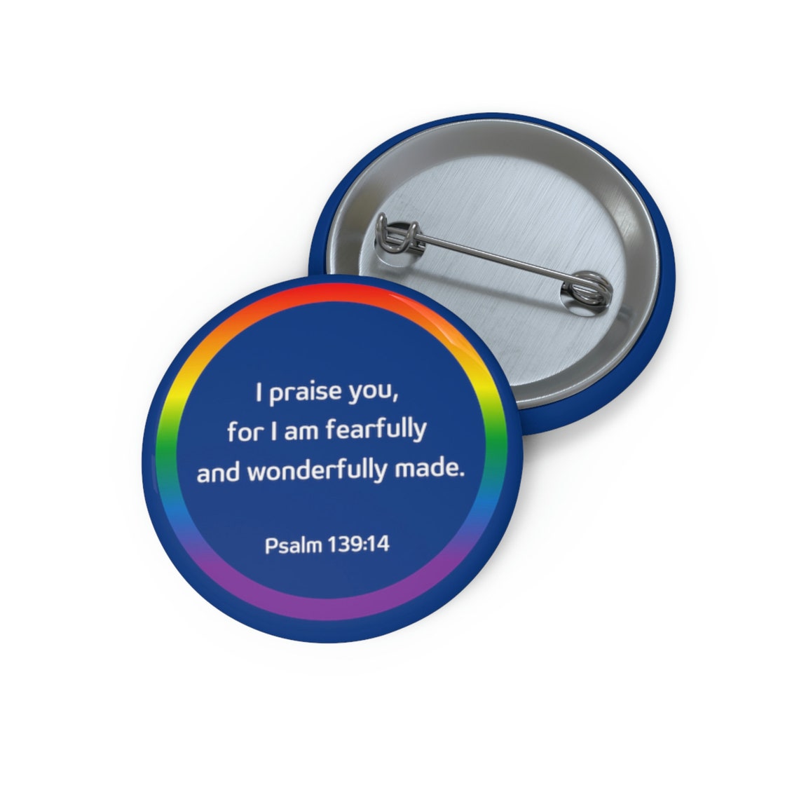 Fearfully & Wonderfully Made LGBTQIA Affirming Pin Pride - Etsy