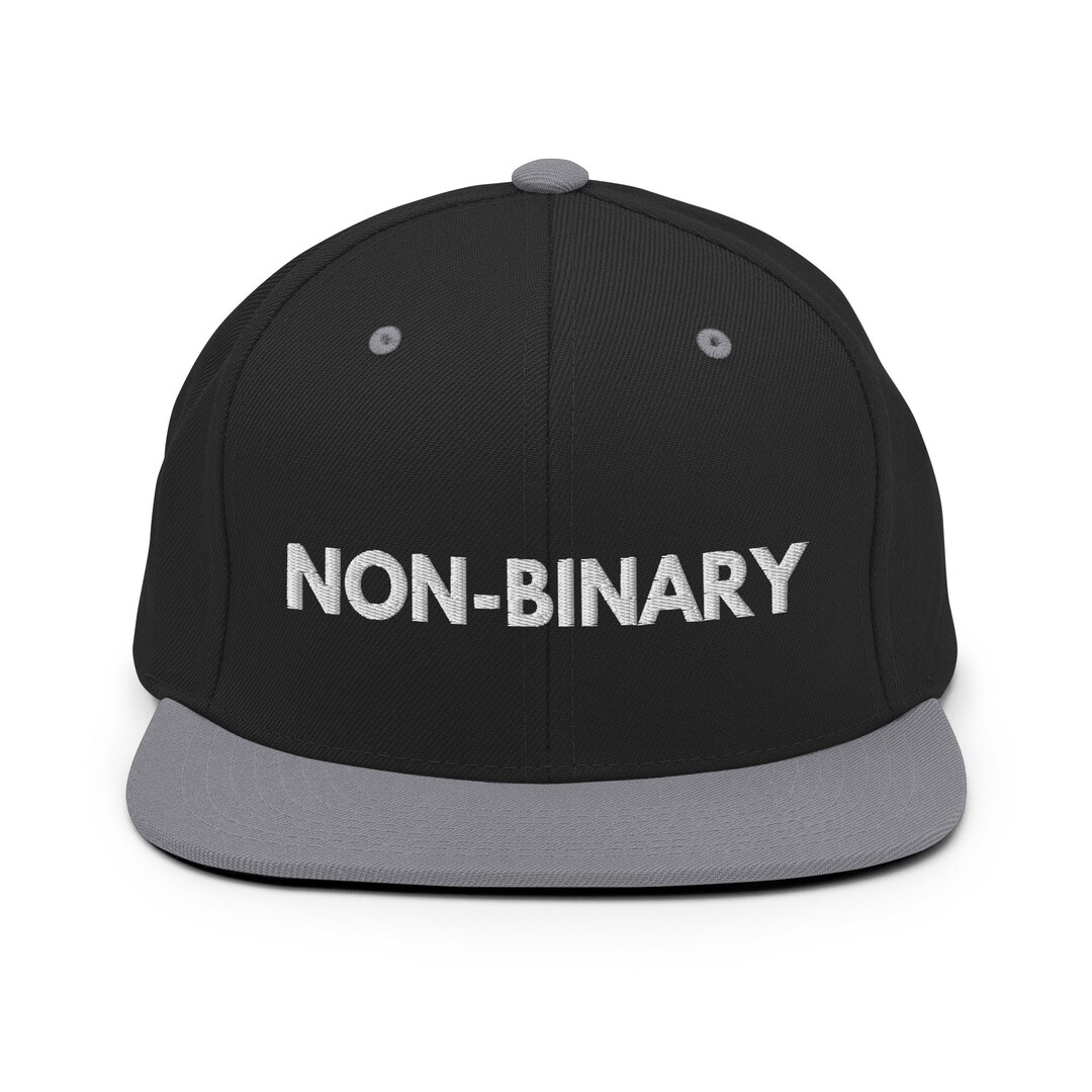 Non-binary Snapback Hat, Gender Fluid, LGBT, Pride, Gay, Baseball Cap - Etsy