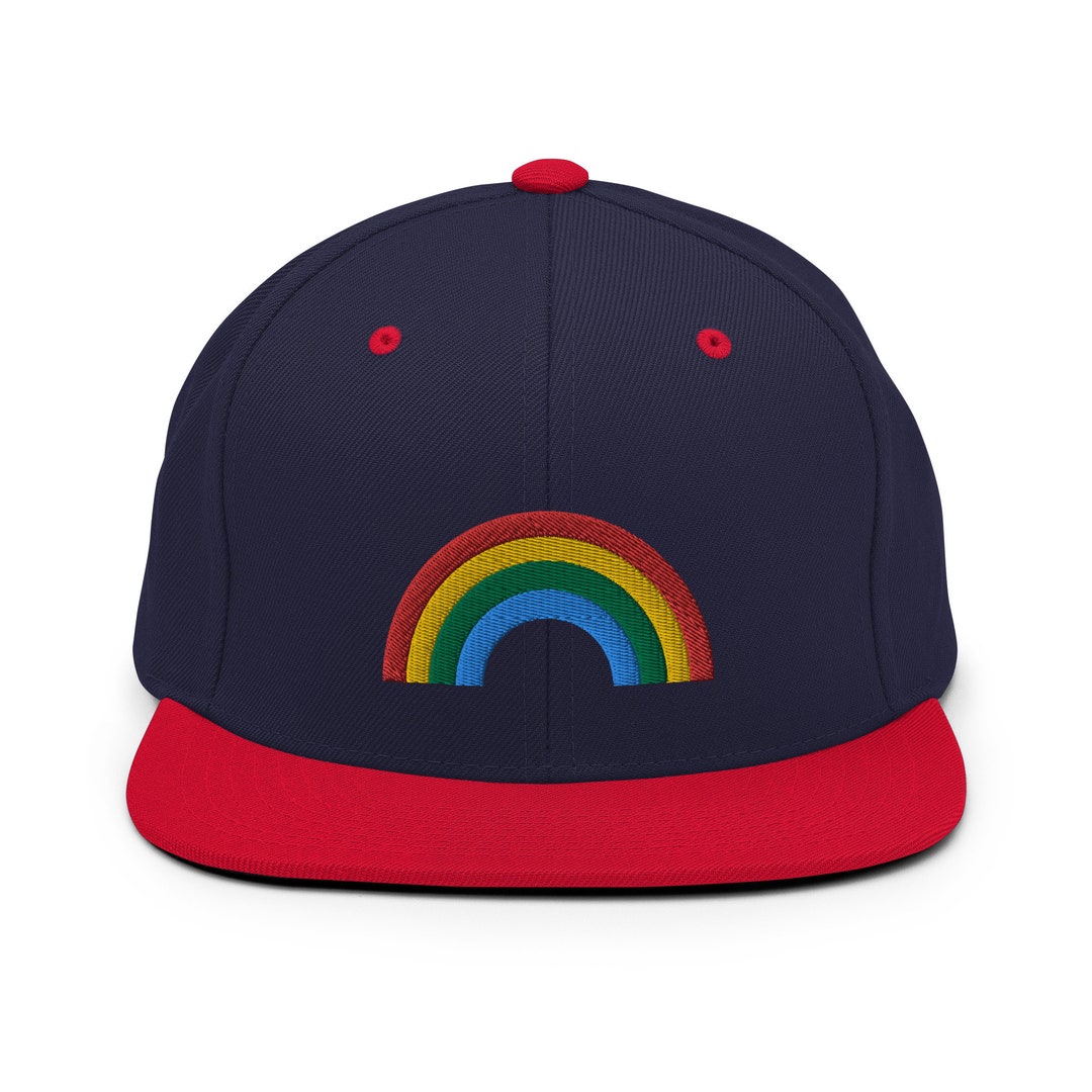 Gay Rainbow Snapback Hat, Cap, Pride, LBGT, Gay, Pride, Homosexual ...