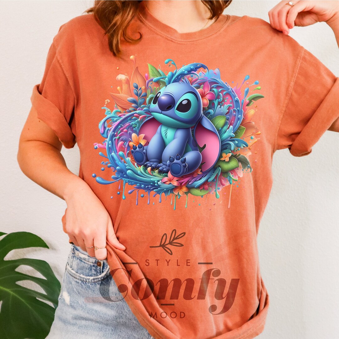 Comfort Colors® Stitch Art Shirts, Stitch and Friends, Lilo and Stitch ...