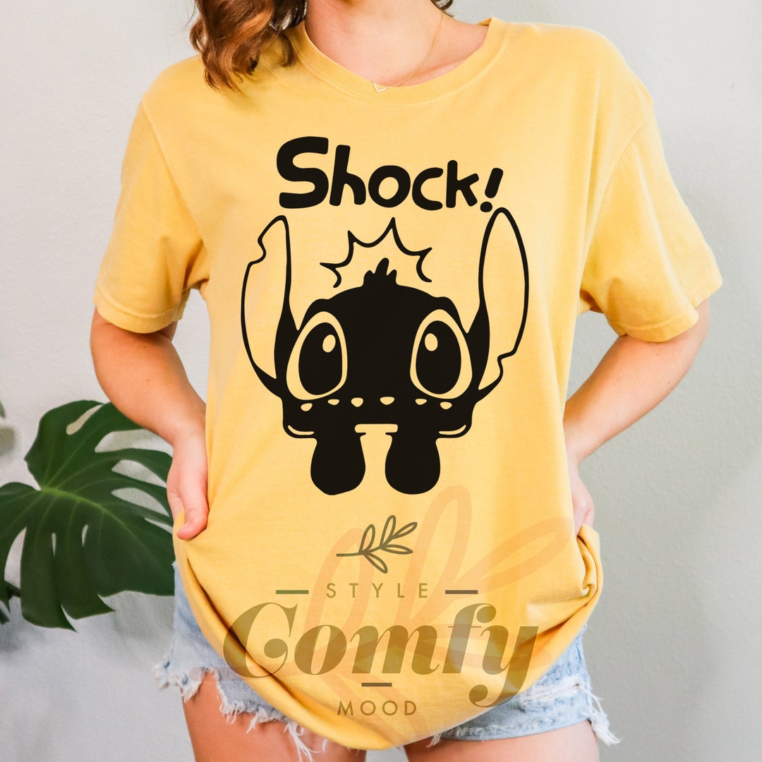Disney Stitch Shock Comfort Colors® Shirts, Lilo and Stitch, Angel ...