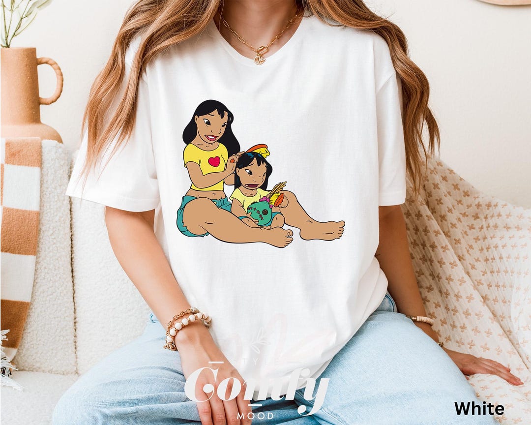 Lilo and Nani Family Shirt – Disney Family Graphic Tee, Cute Ohana ...