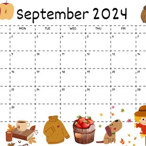 Editable 2024-2025 School Year Academic Calendar Printable, School ...