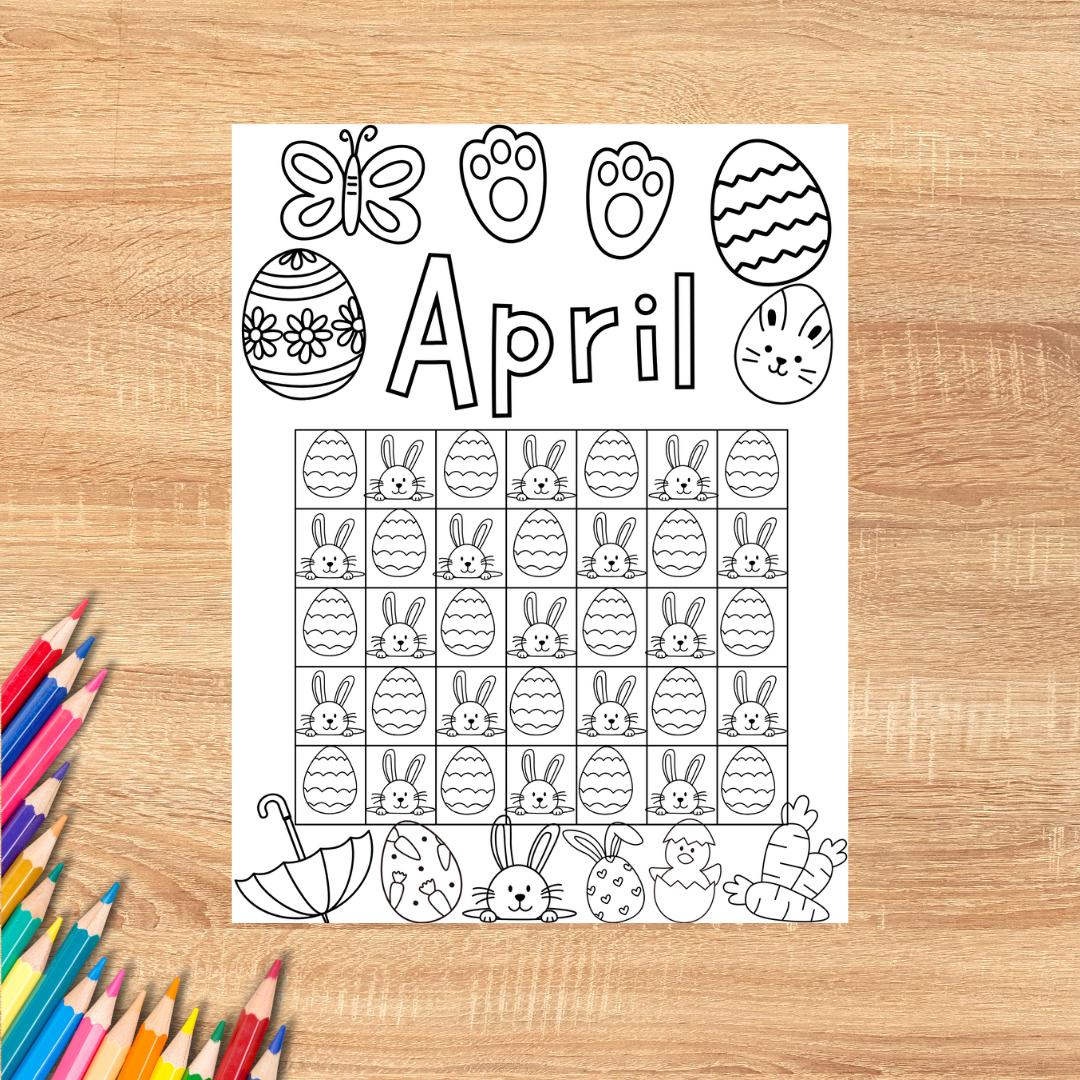 Reading Log Printable, Monthly Reading Tracker, Themed Kids Calendar ...