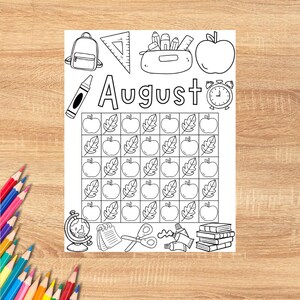 Reading Log Printable, Monthly Reading Tracker, Themed Kids Calendar ...