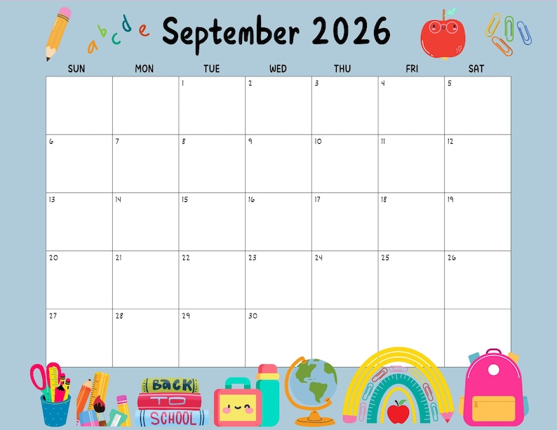 Editable 2026 Yearly Calendar Bundle, Printable Fillable Calendar Whole ...