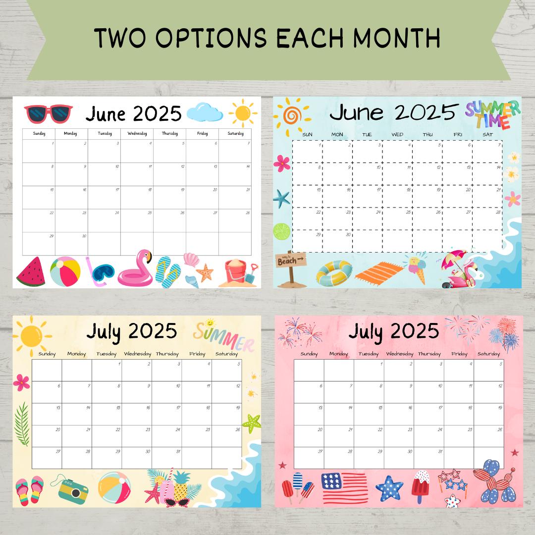 Editable 2024-2025 School Year Academic Calendar Printable, School ...