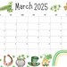 EDITABLE March 2025 Calendar Fillable Monthly Activity Planner ...