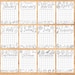 Printable Kids Coloring Calendar, Undated 12 Monthly Calendar ...