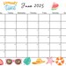 Editable June 2025 Calendar, Fillable Printable Wall Digital Download ...