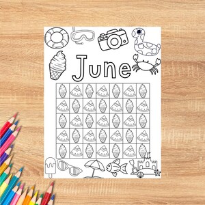 Reading Log Printable, Monthly Reading Tracker, Themed Kids Calendar ...
