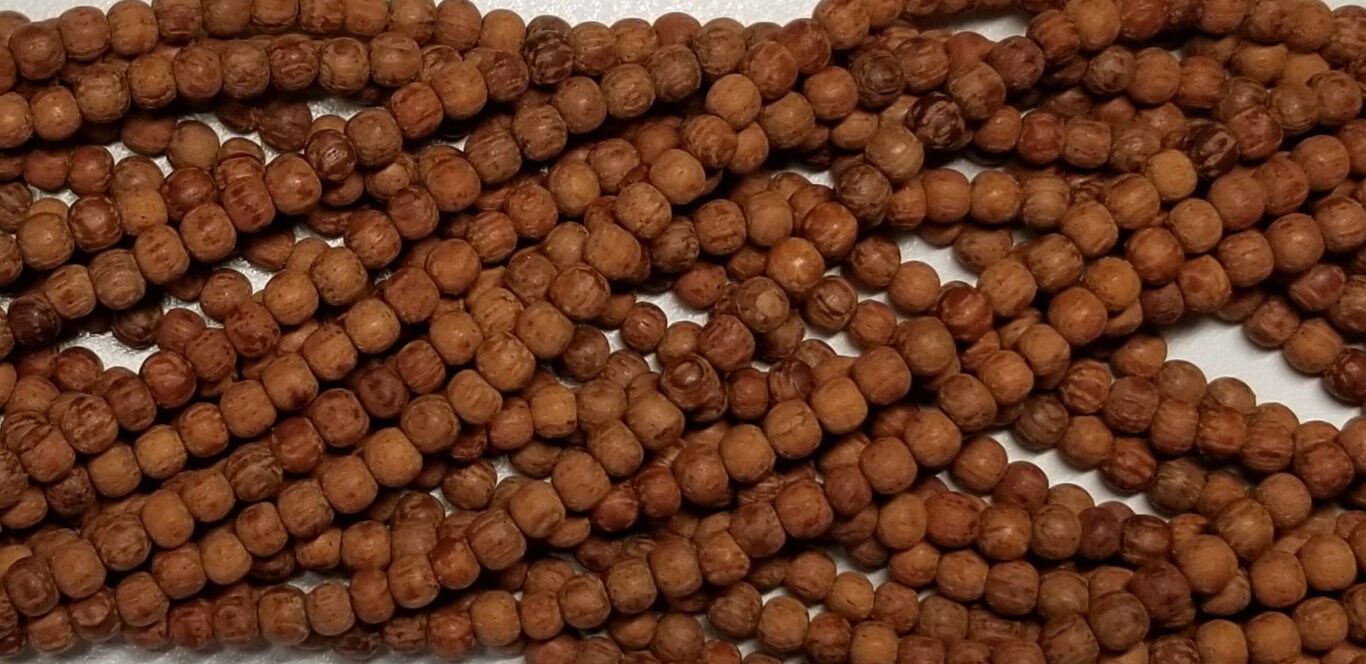 Unpolished Bayong Wood Round Beads Bayong Wood Unfinished - Etsy