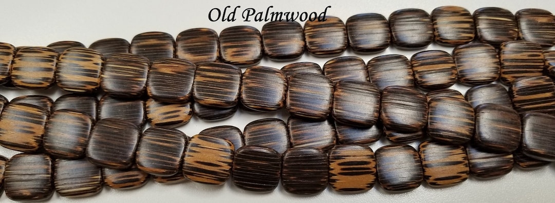 Flat-square Wood Beads, 16mm, 16in Strand, Jewelry/decor/craft Supplies ...